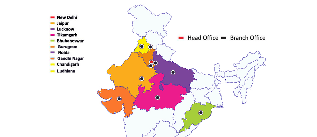 Geographical Spread - Security & Facility Management Locations